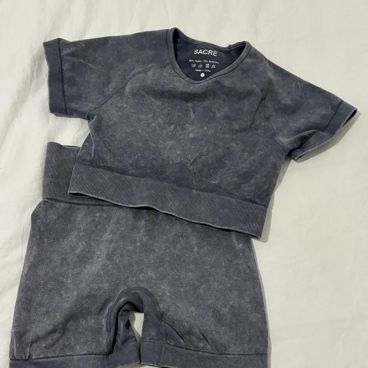 Blue Matching Set, Workout Set, Blue Workout... - Depop