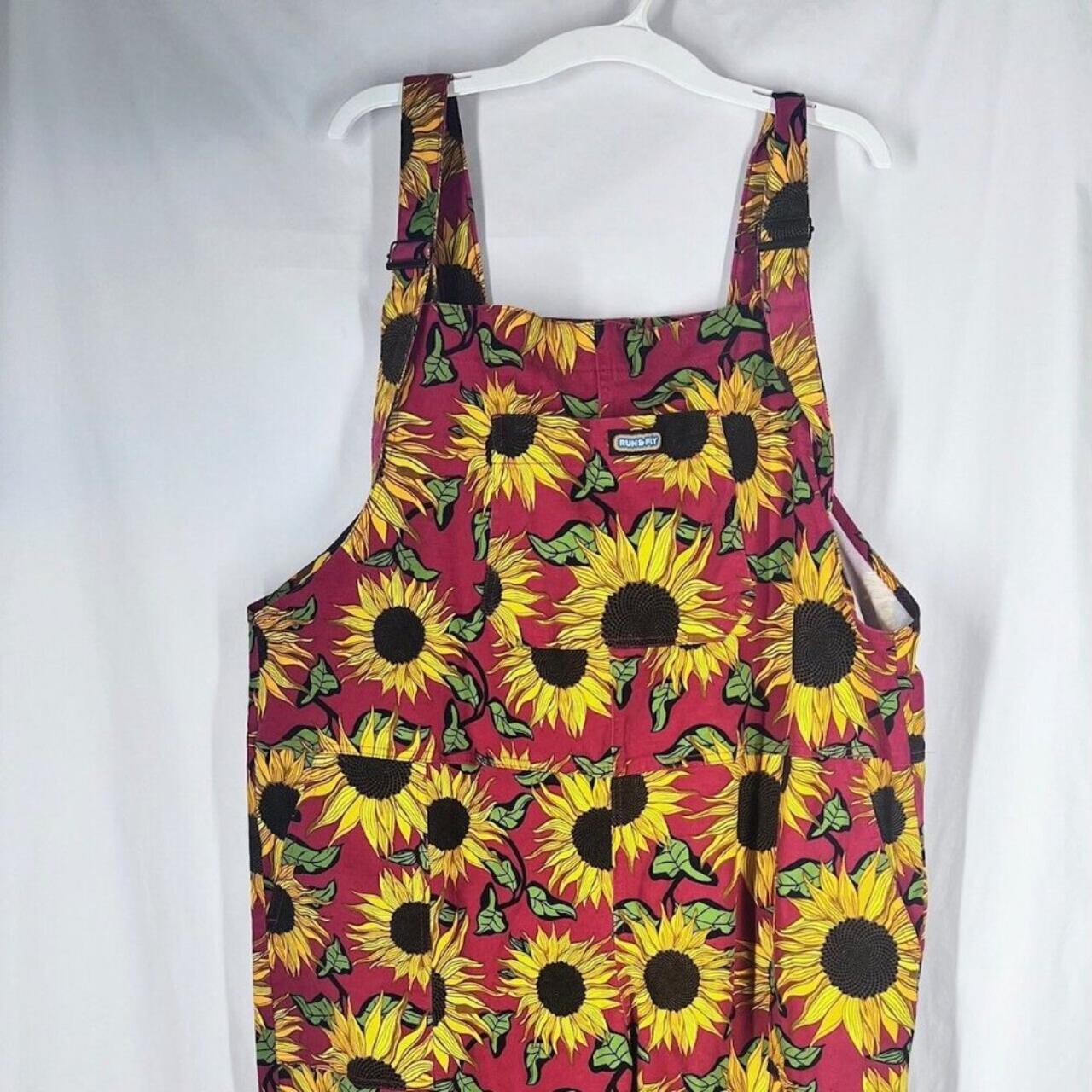 Run & Fly Womens Overalls Size 4XL Pink Yellow... - Depop