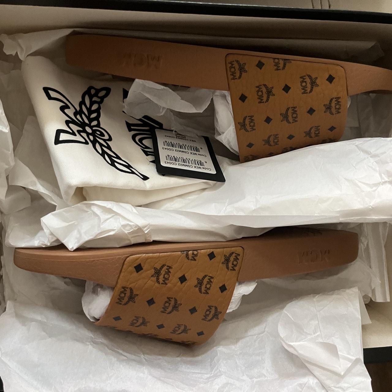 Brand New MCM slides size 10 - Depop