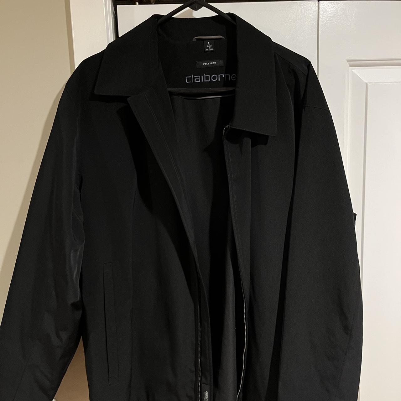 Claiborne Poly Tech Jacket Barely Worn Excellent... - Depop