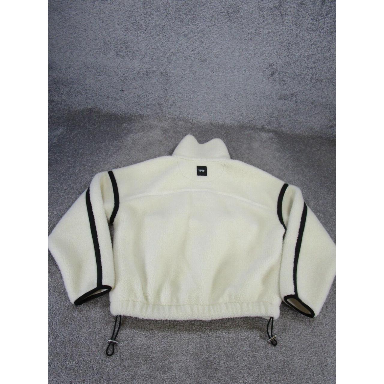 Ypb Jacket Womens Small Sherpa Fleece 1/2 Zip... - Depop