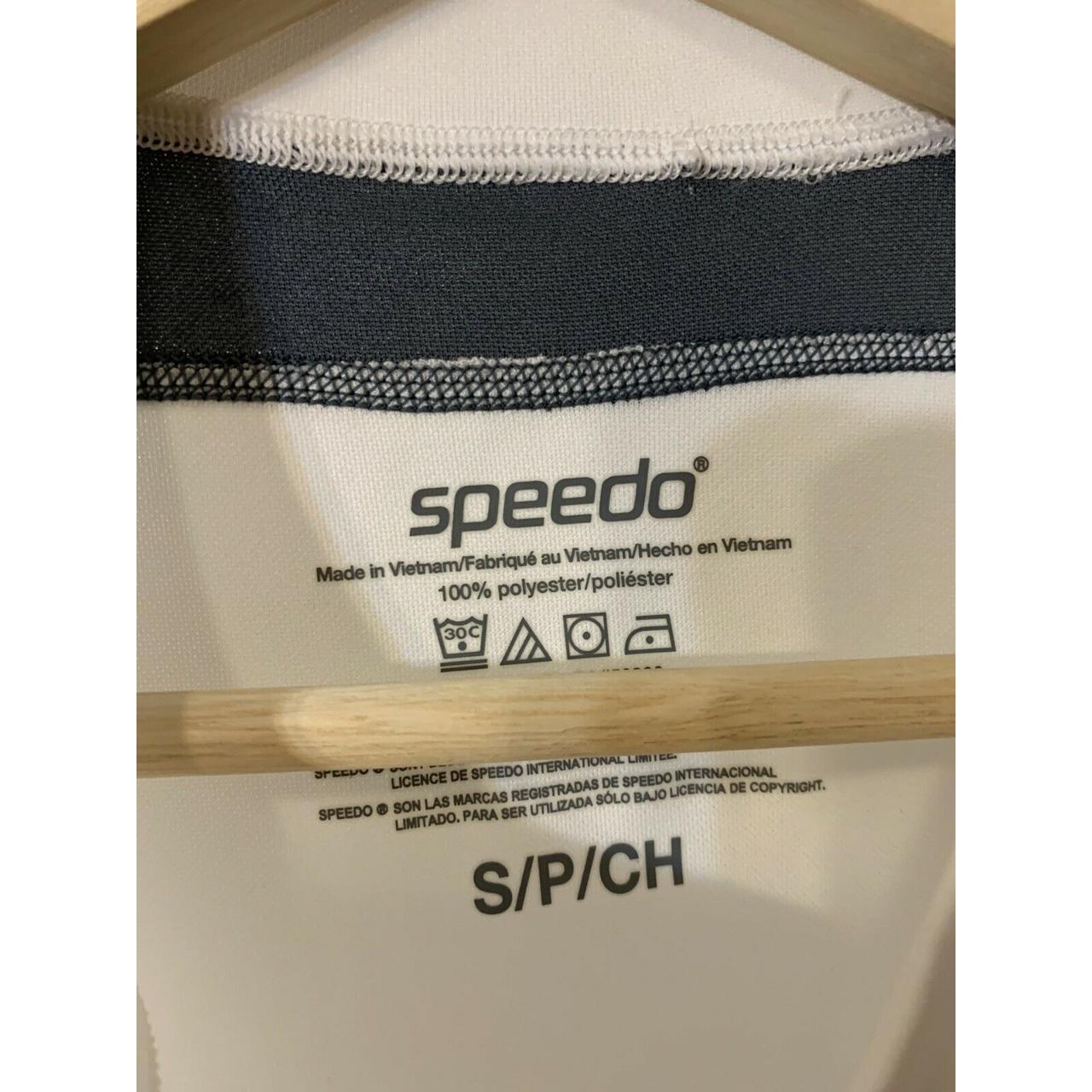 NEW Men's Speedo UV Block the Burn Shirt White Size... - Depop