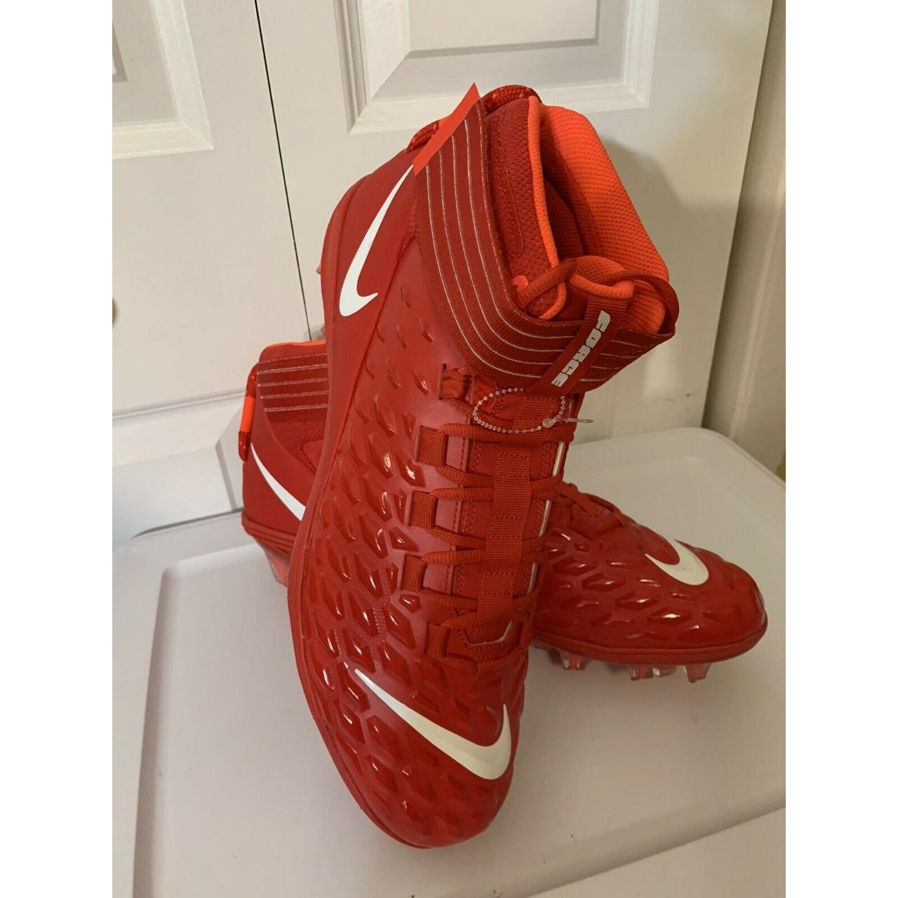 NEW Nike Force Savage Pro 2 Red Football Cleats... - Depop