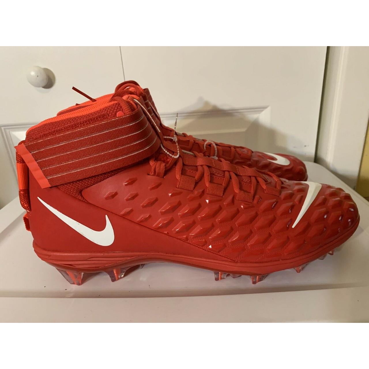 NEW Nike Force Savage Pro 2 Red Football Cleats... - Depop