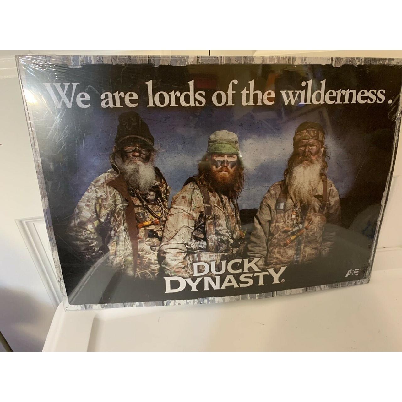 New DUCK DYNASTY METAL TIN SIGN 17"X12" WE ARE LORDS... - Depop