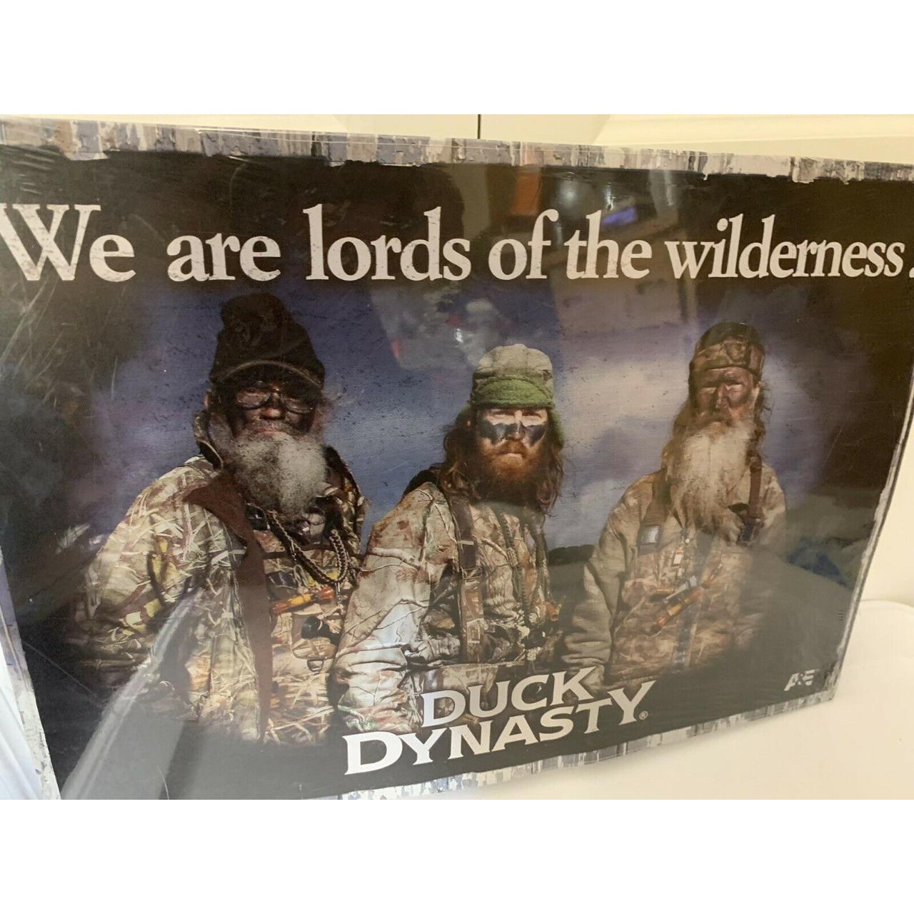 New DUCK DYNASTY METAL TIN SIGN 17"X12" WE ARE LORDS... - Depop