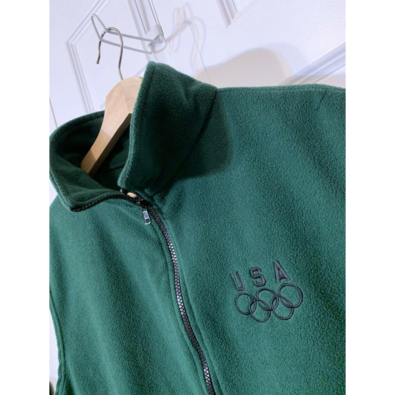 Team USA Olympics Large Vest Womens Green... - Depop