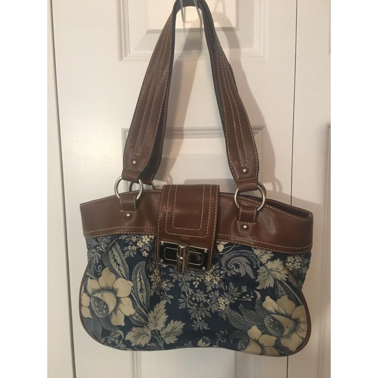 Women's Chaps Floral Mid-Size Tote/Handbag. - Depop