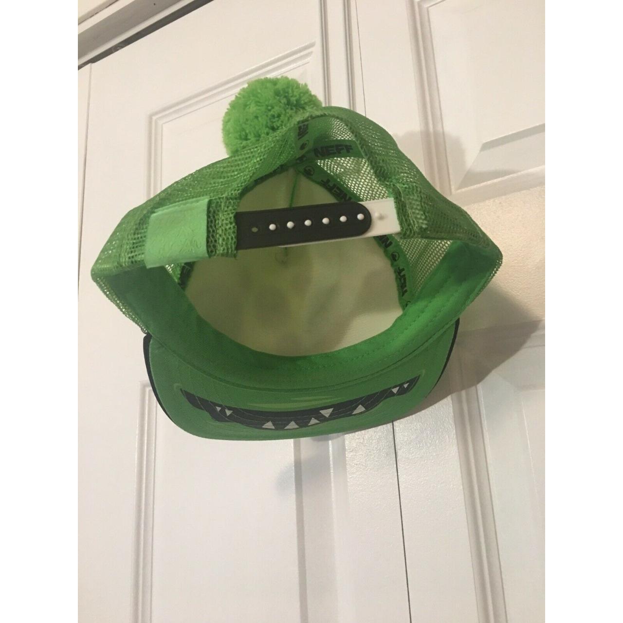 Neff Monster Eyeballs Snapback Cap Green. Condition... - Depop