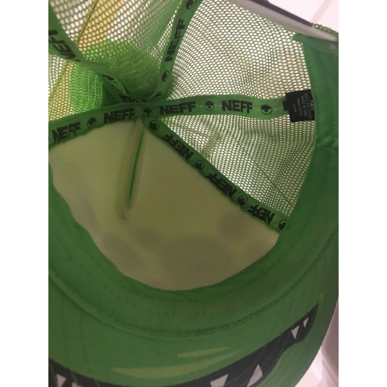 Neff Monster Eyeballs Snapback Cap Green. Condition... - Depop