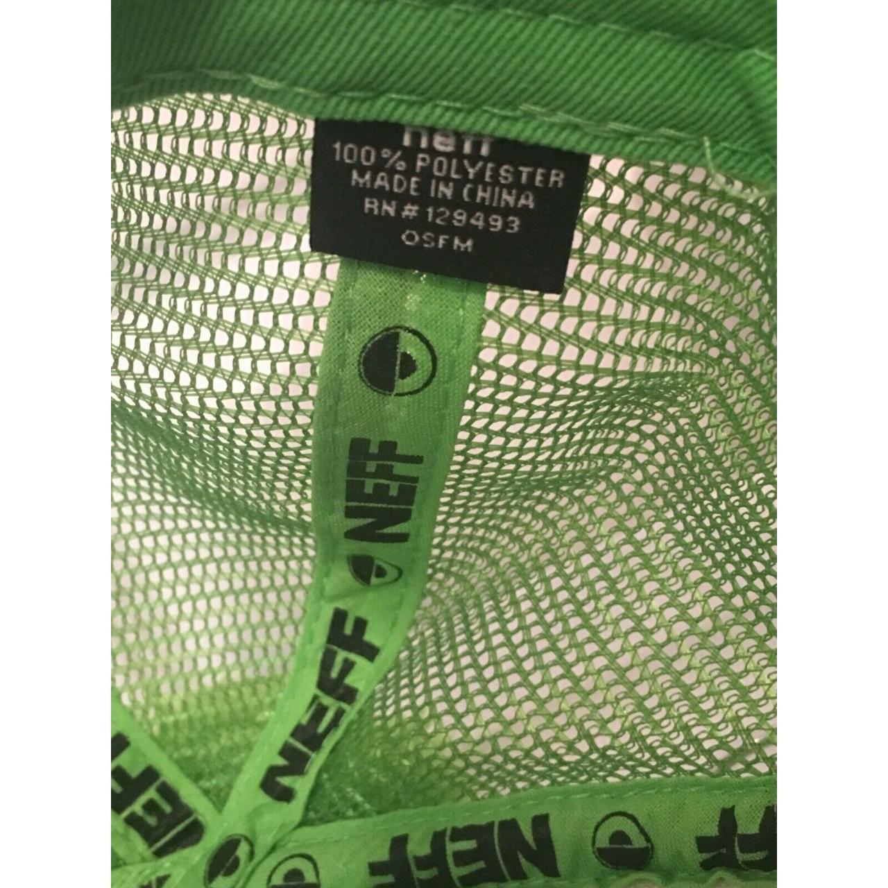Neff Monster Eyeballs Snapback Cap Green. Condition... - Depop