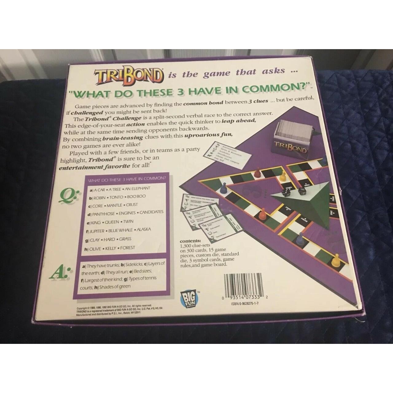 Mattel TriBond Board Game 2005 TriBond Board Game... - Depop