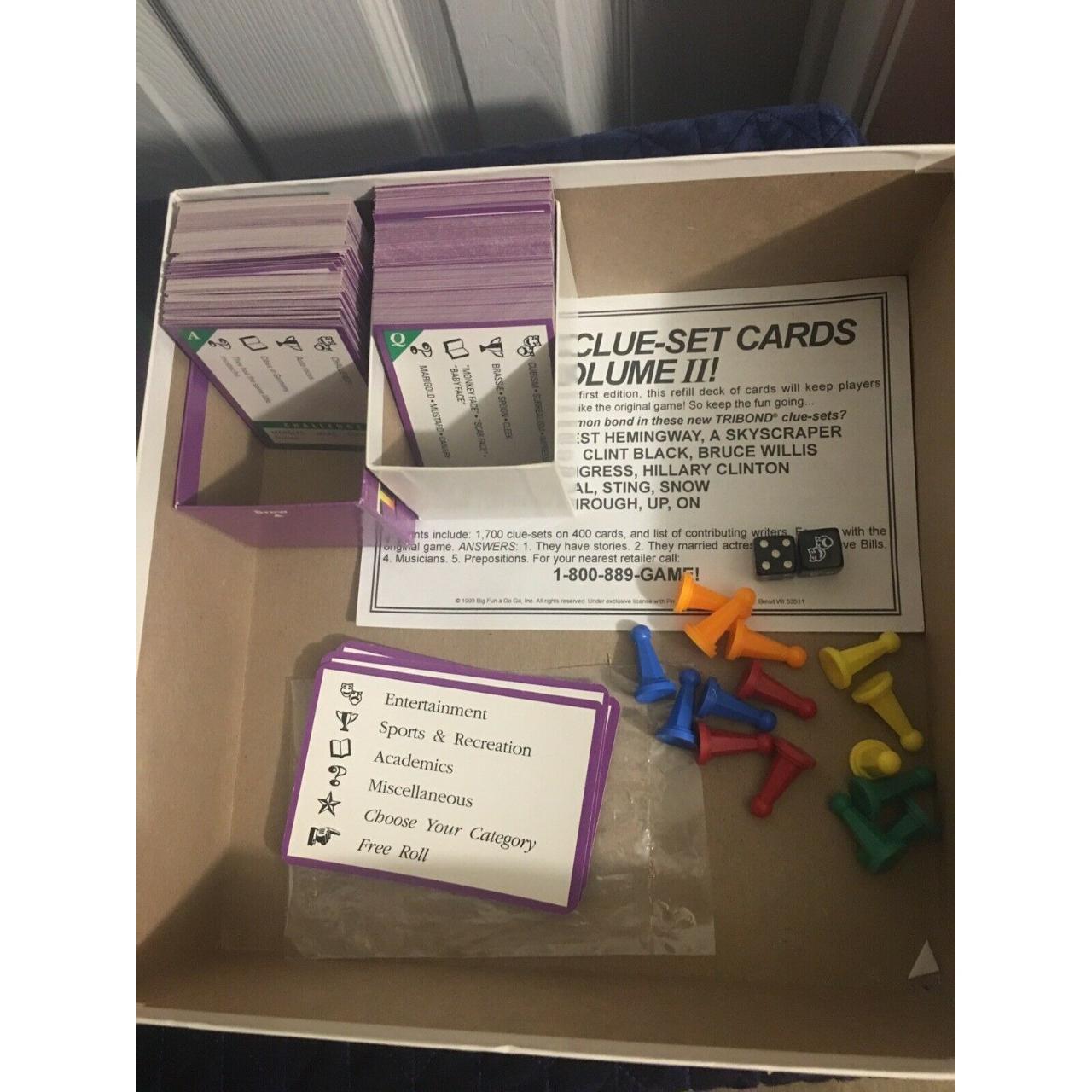 Mattel TriBond Board Game 2005 TriBond Board Game... - Depop