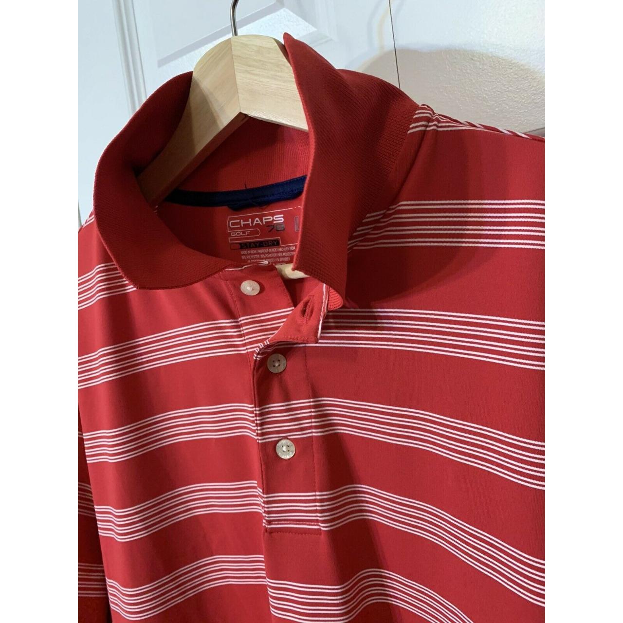 CHAPS Ralph Lauren Polo Golf Shirt Stripes Men’s Sz... - Depop