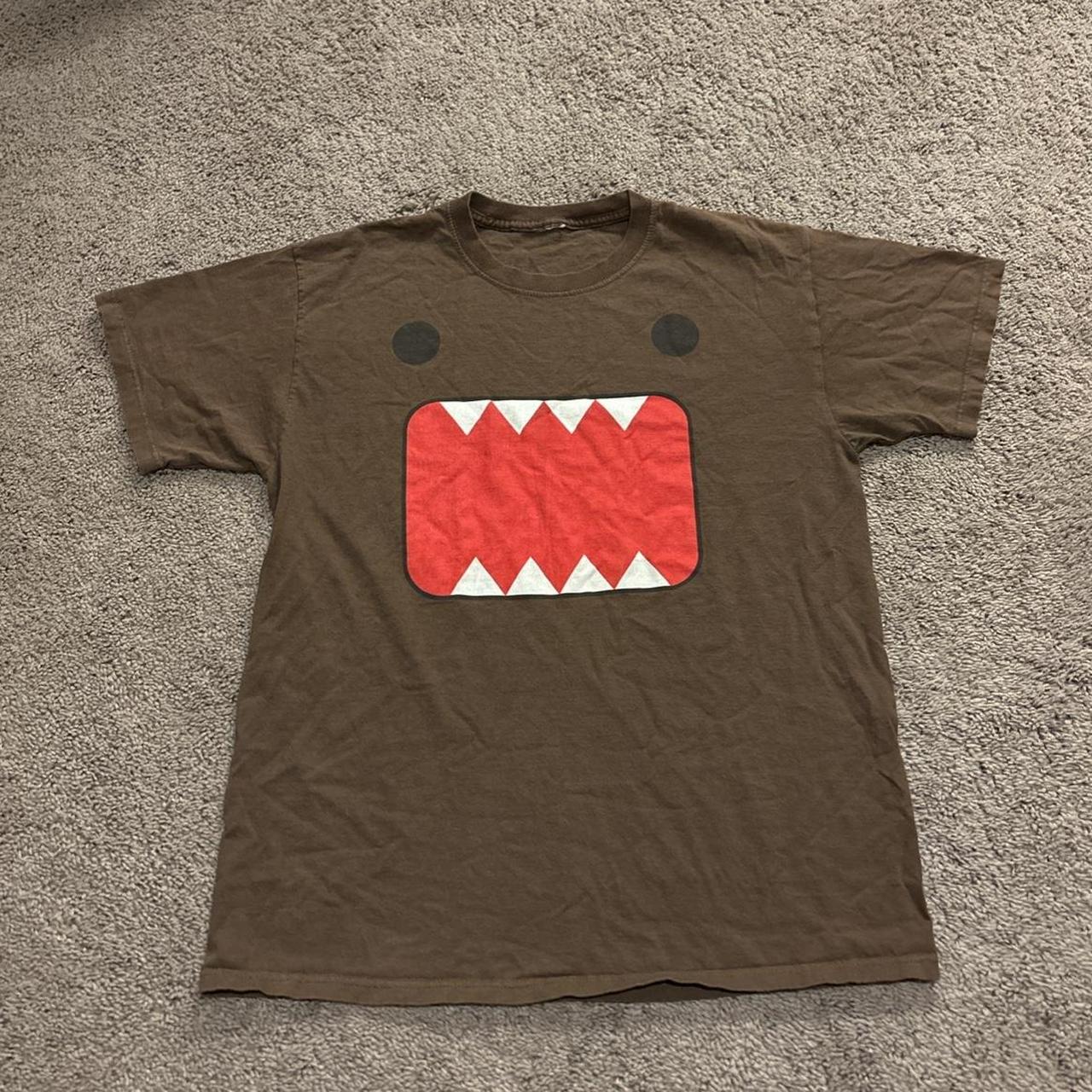 Brown Domo official brand t-shirt #domo #kawaii - Depop