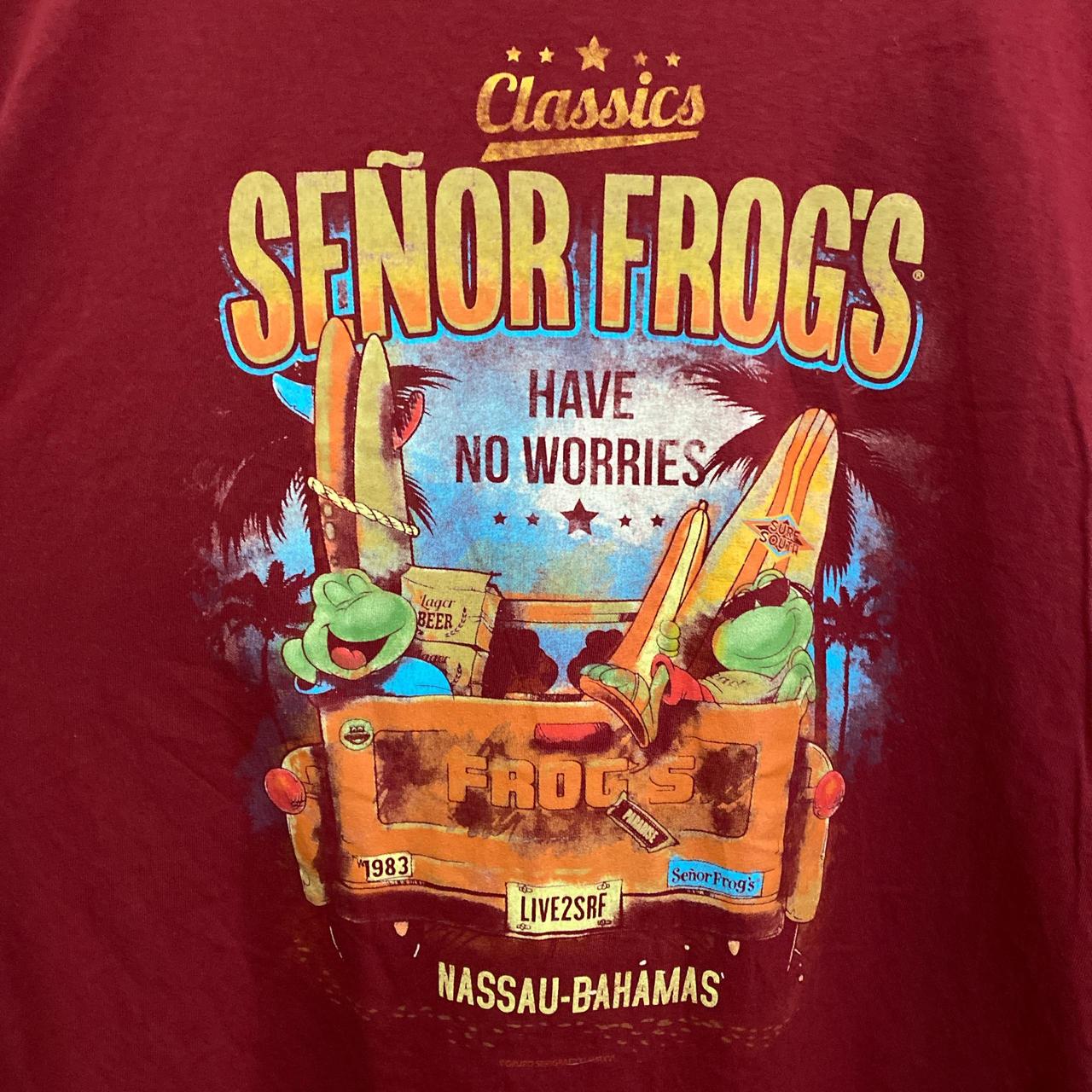 Senor Frogs Classics Have No Worries Nassau Bahamas... | Depop
