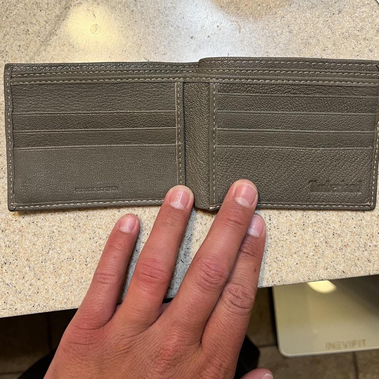 Super sick Timberland wallet. leather bifold wallet... | Depop