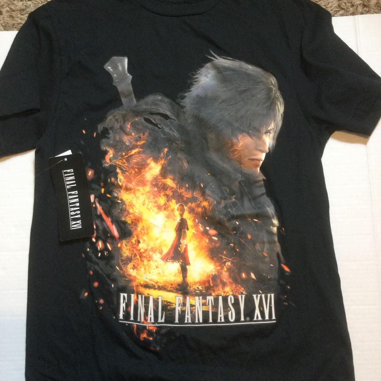 Final Fantasy VI black tee #FinalFantasyVI, could... - Depop