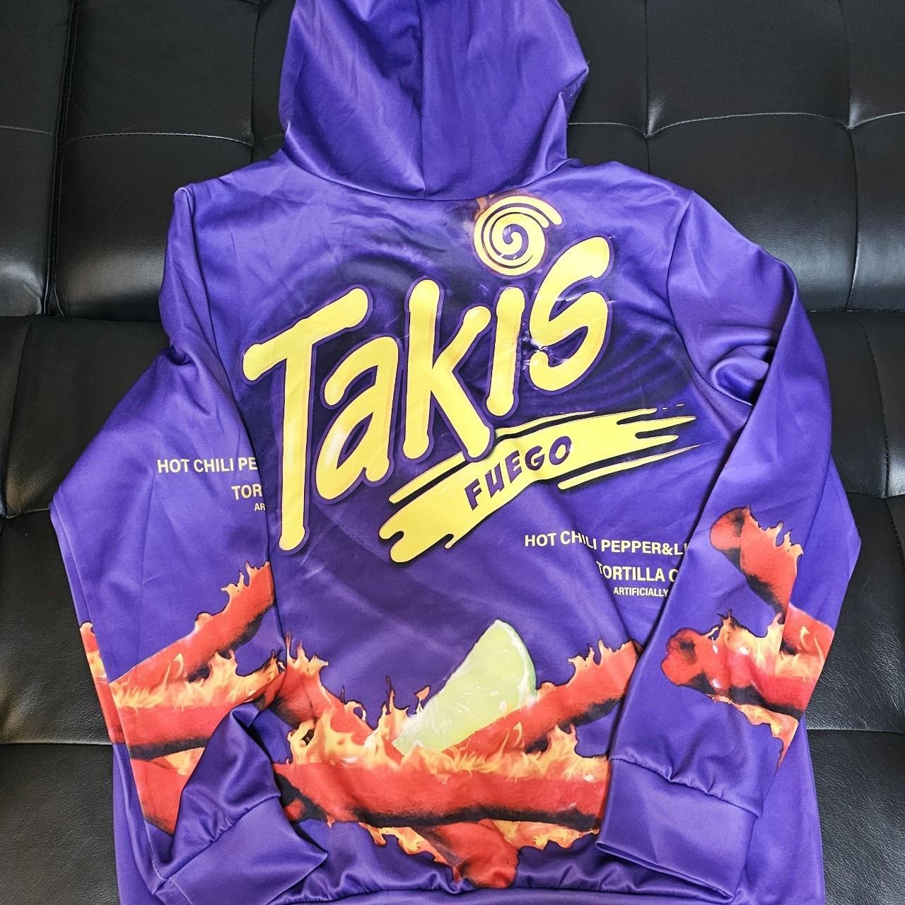 Takis Fuego hoodie Tag says sz small but fits like M/L - Depop