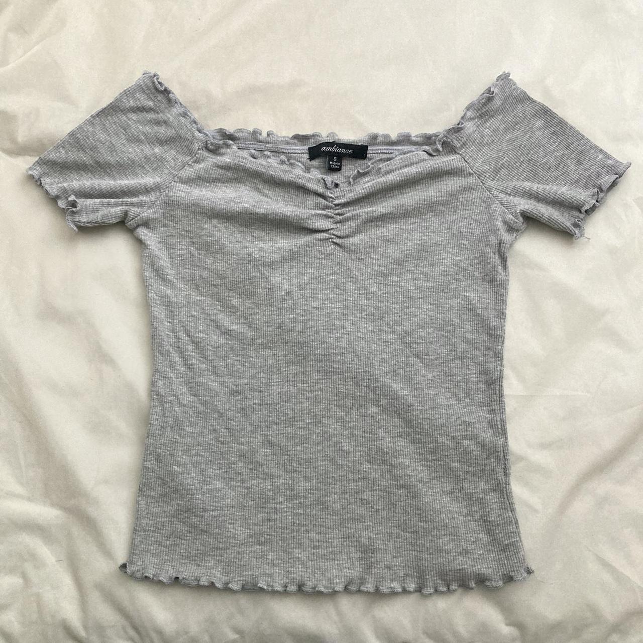 Essential Grey Top by Ambiance | Size: S - Depop