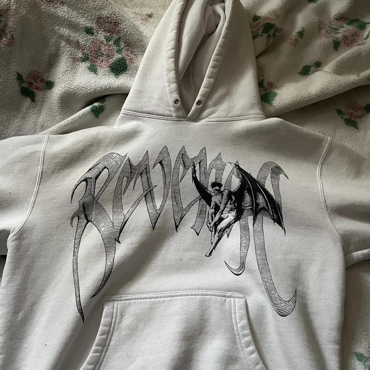 Revenge (Large) white morning star hoodie Brand new!... - Depop
