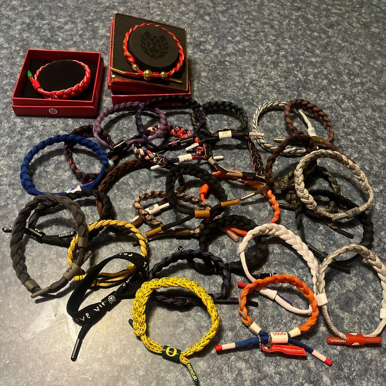 #Rastaclat bracelet collection. All wore at least... - Depop