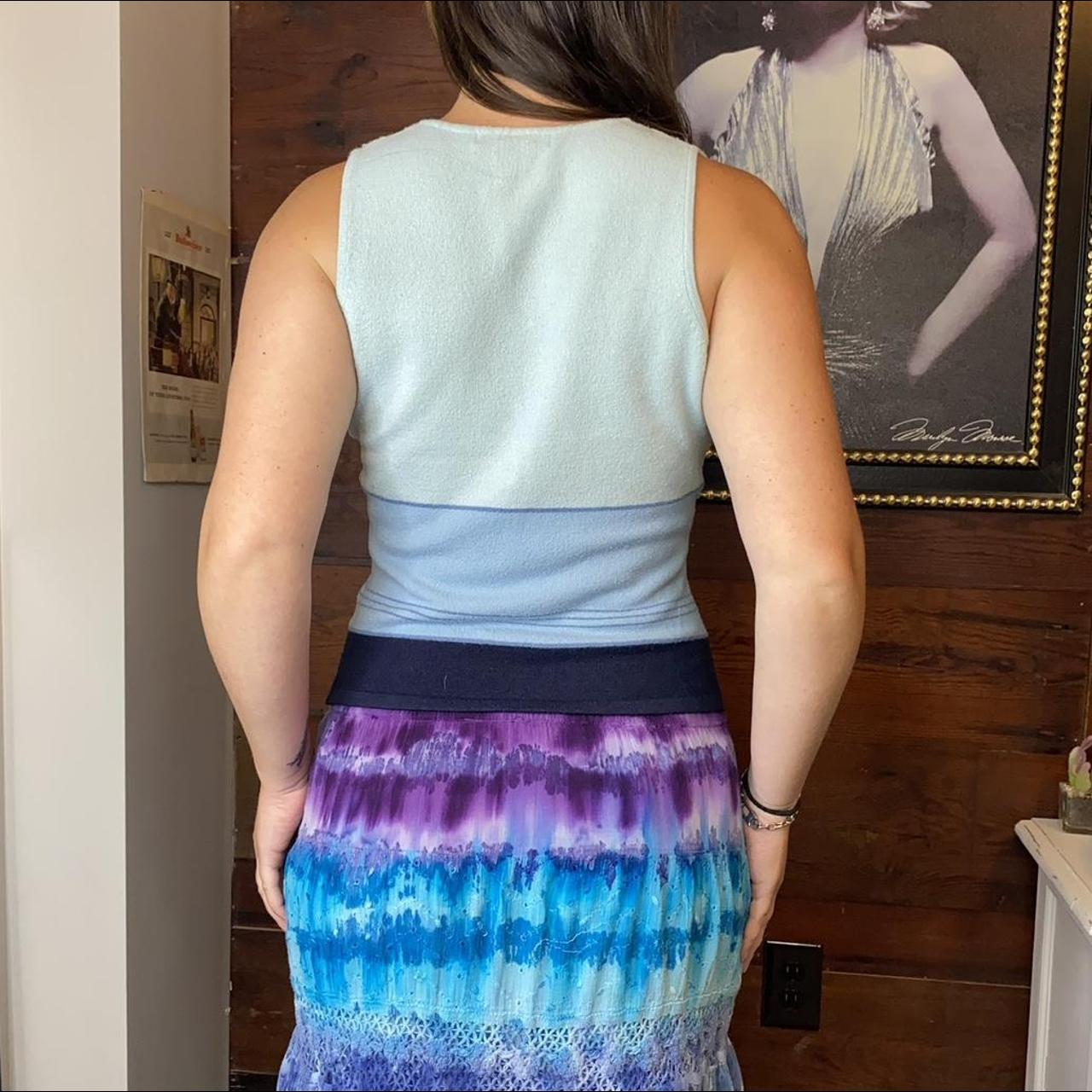 Vintage Y2K blue summer tank top Brand: The... - Depop