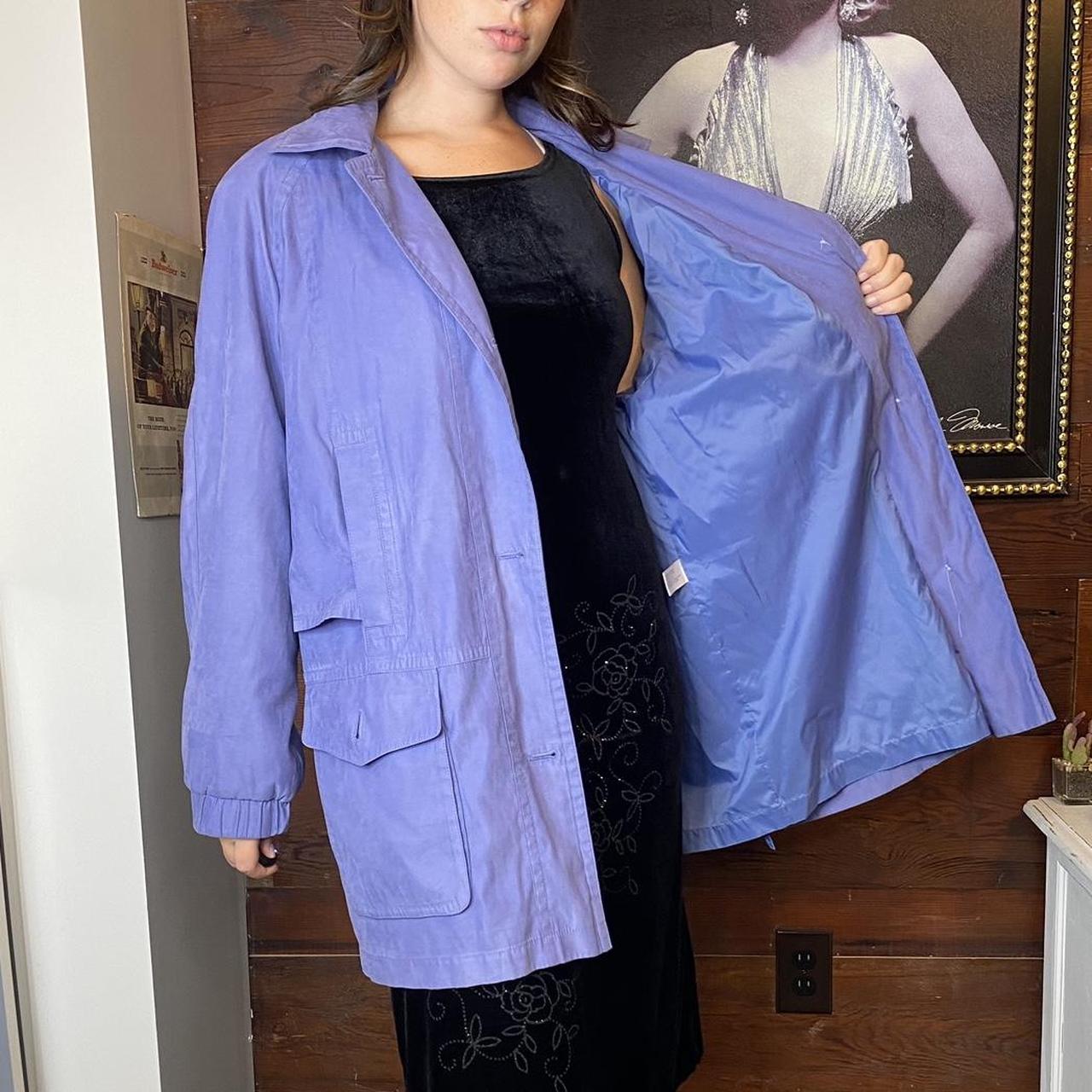 Vintage purple lavender light weight jacket Perfect... - Depop