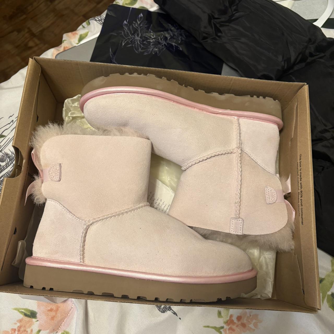 Brand new baby pink Uggs - size 6 - Depop