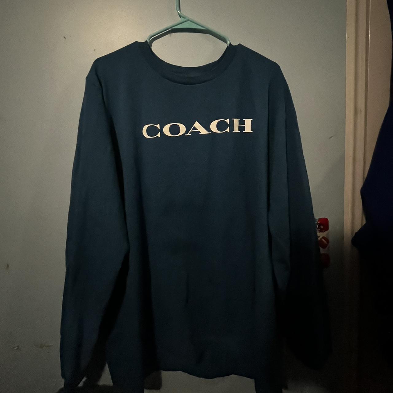 Coach long tee - Depop