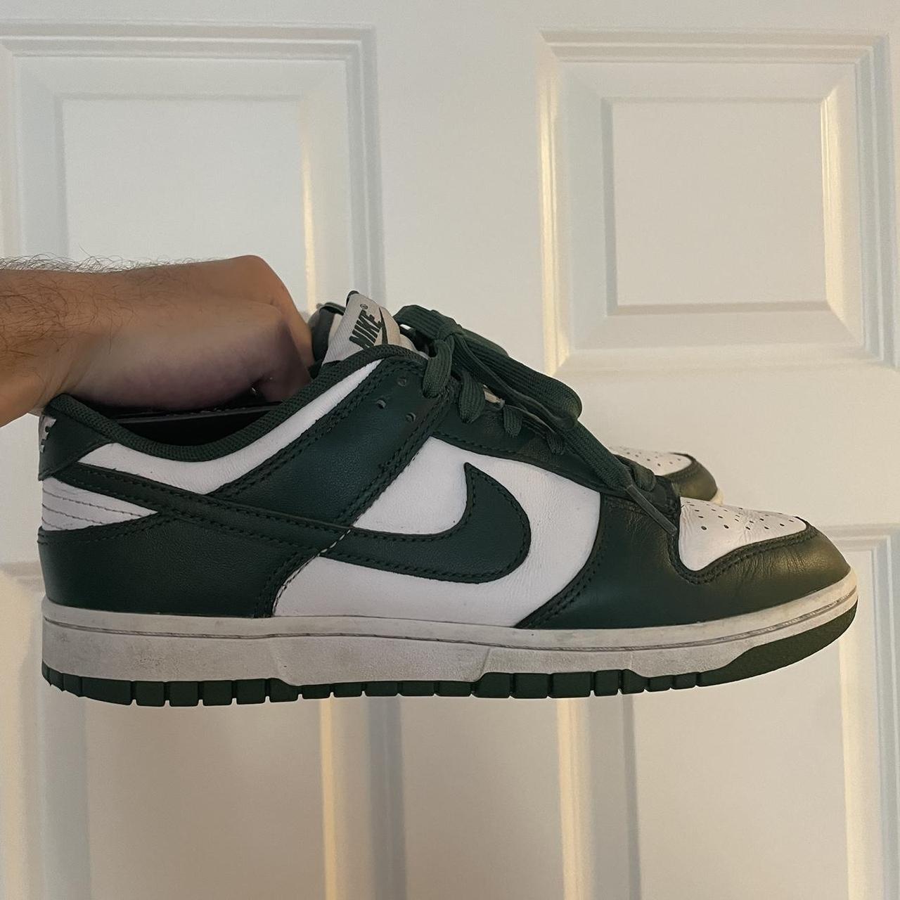 Nike Green Michigan Low Dunks - UK 7 - worn a few times - Depop