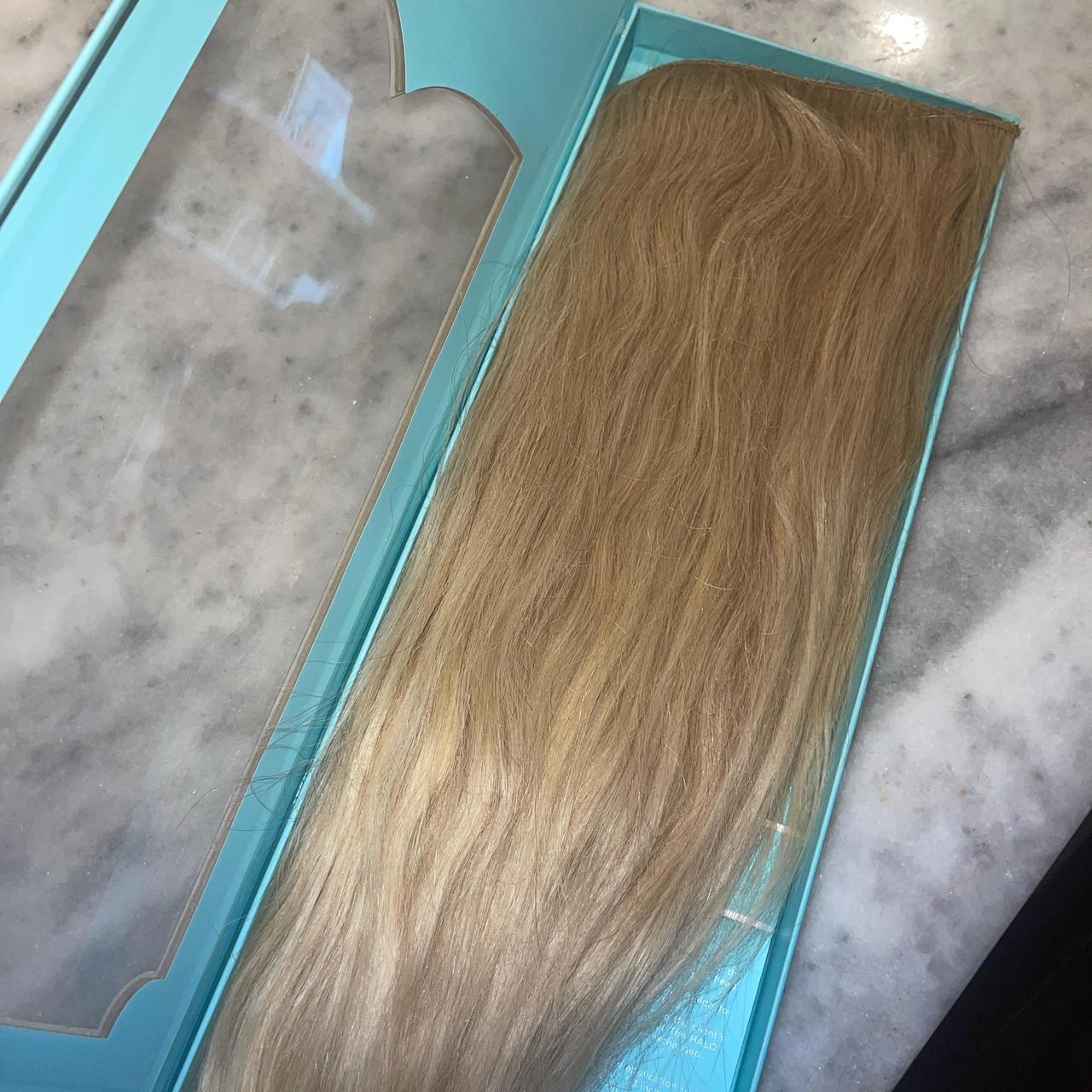 Halo couture layered extensions 22in remy - Depop