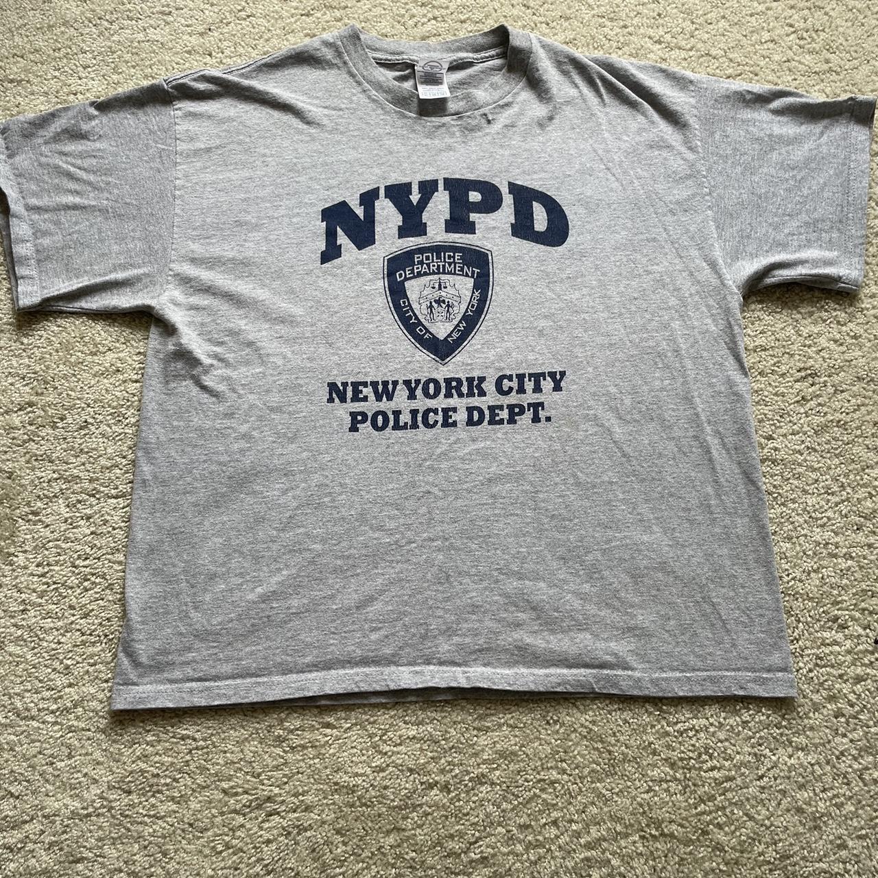 Crazy nypd tee with an insane fit. Size xl. #nypd... - Depop