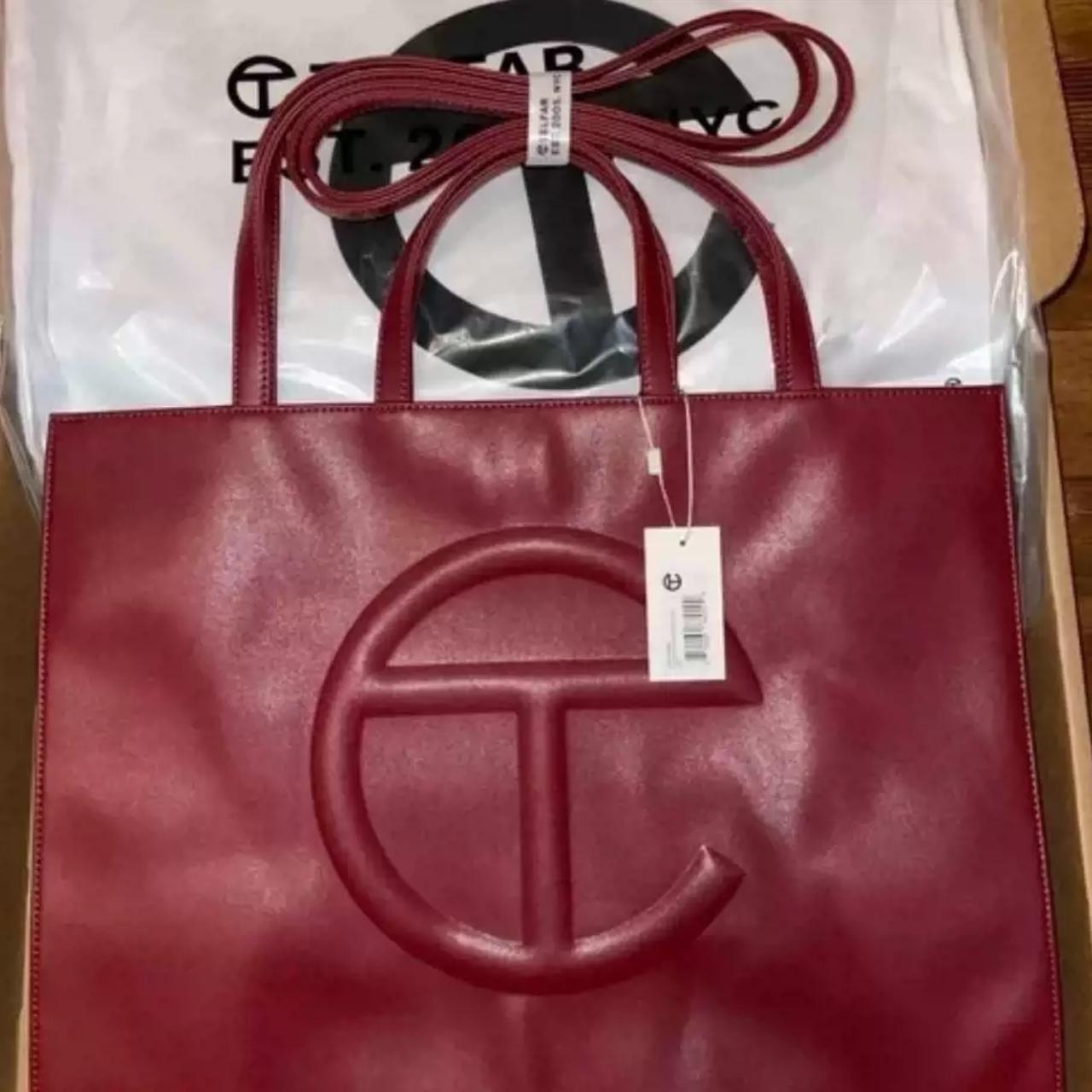 Telfar Medium Tote Bag Oxblood New with tags and... - Depop