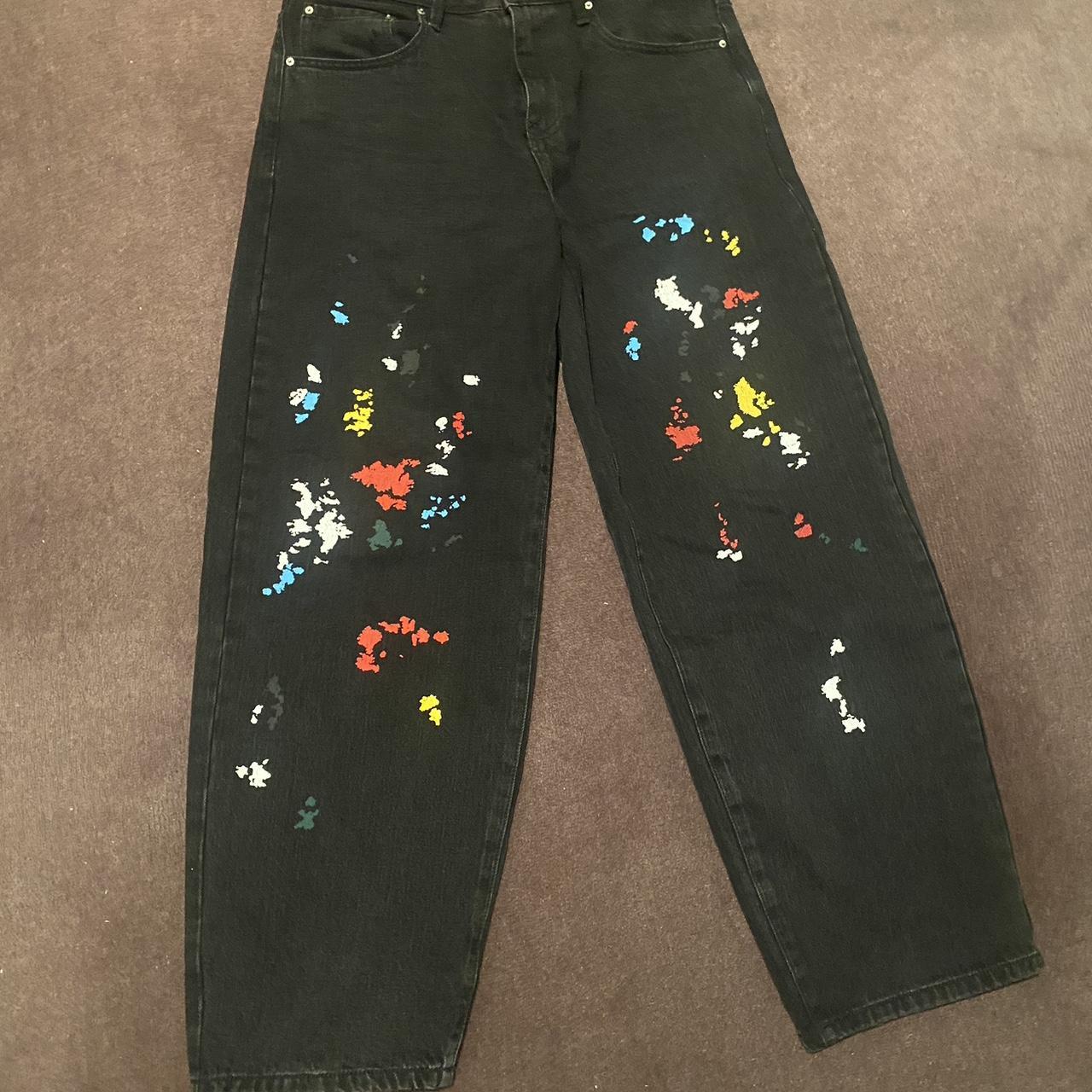Mutimer paint splatter jeans 32” Pretty much brand... - Depop