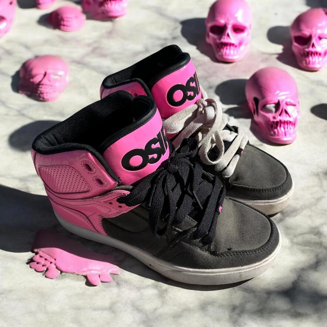 Rare Y2k Women’s Pink Osiris NYC 83 VLC Size:... - Depop