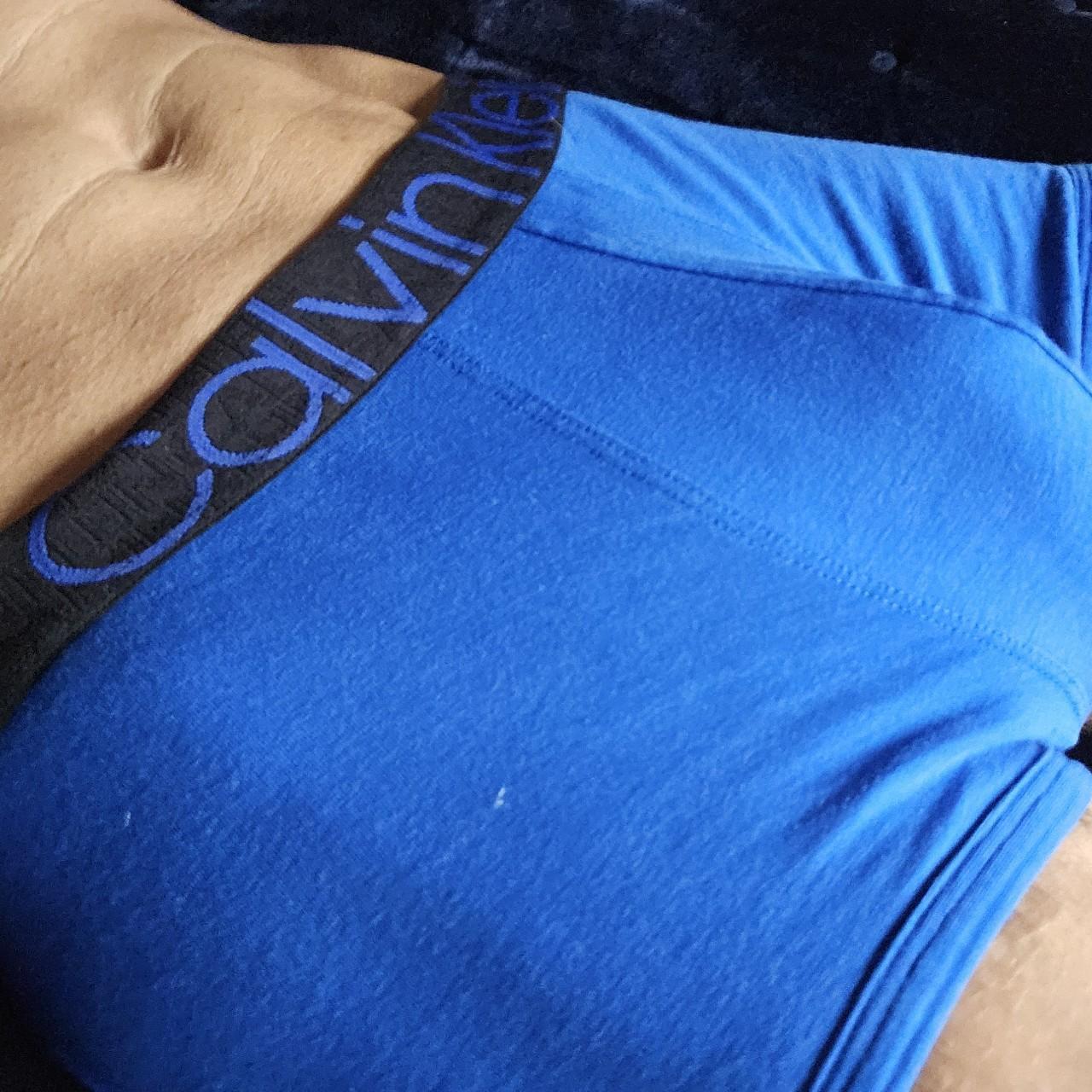 Lads blue ck boxers used but good quality and... - Depop