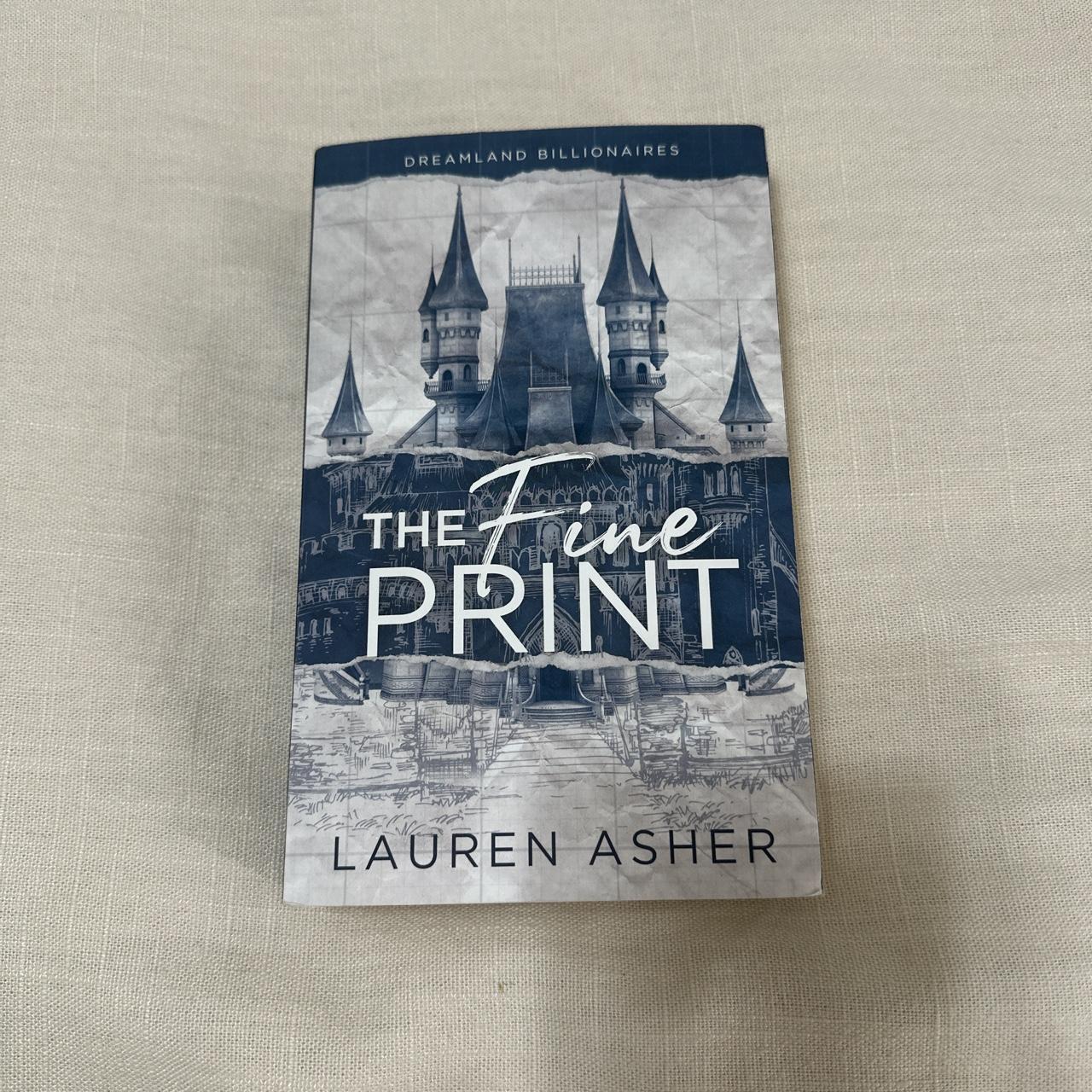 The Fine Print by Lauren Asher Book is in perfect... - Depop