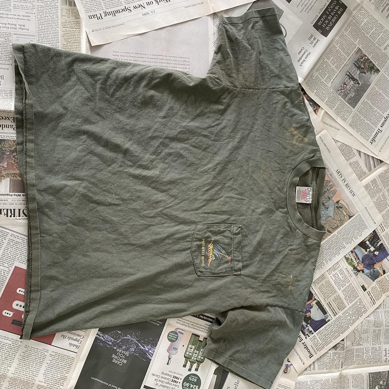 Green Puerto Rico tshirt. Large. Green. - Depop
