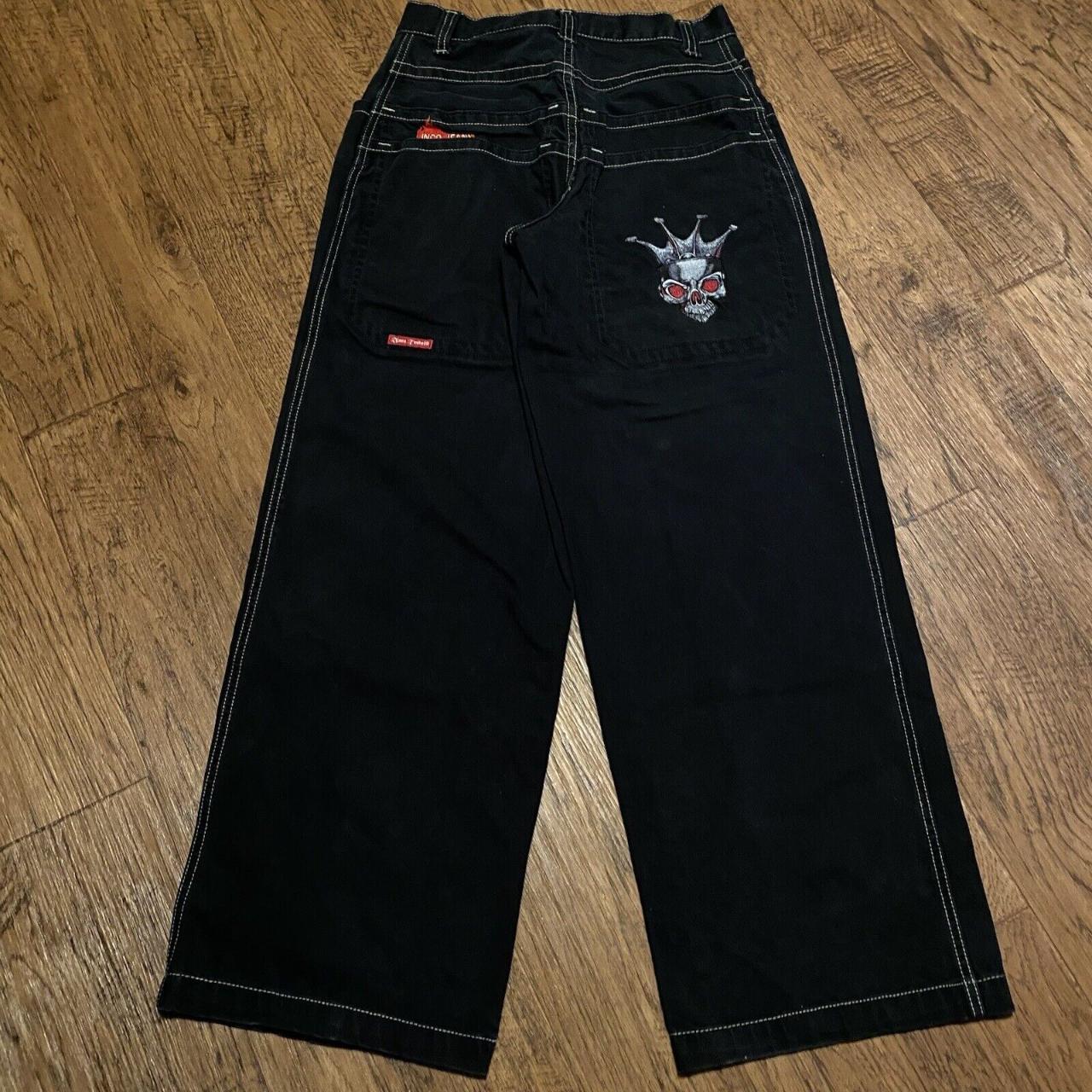 VTG Jnco Jeans Men’s Tribal Baggy Wide Leg Denim Y2K... - Depop