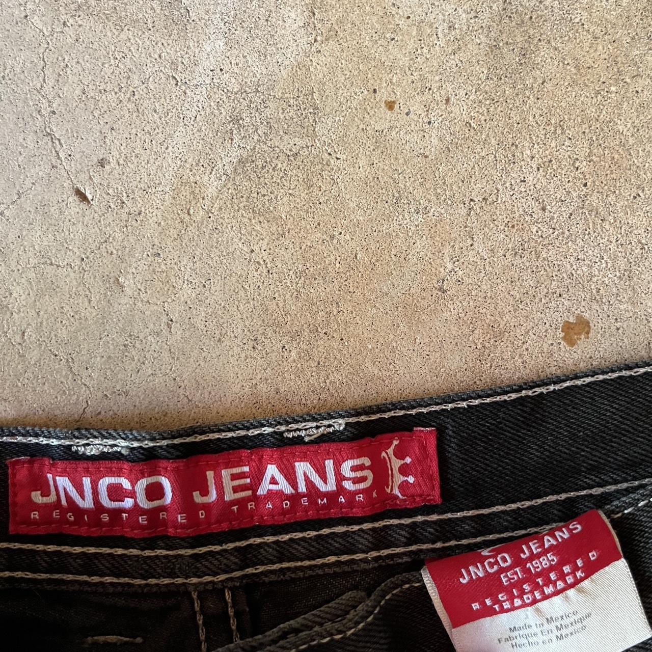 Rare black jnco jorts Sick tiger patch 🔥🔥 FITS... | Depop