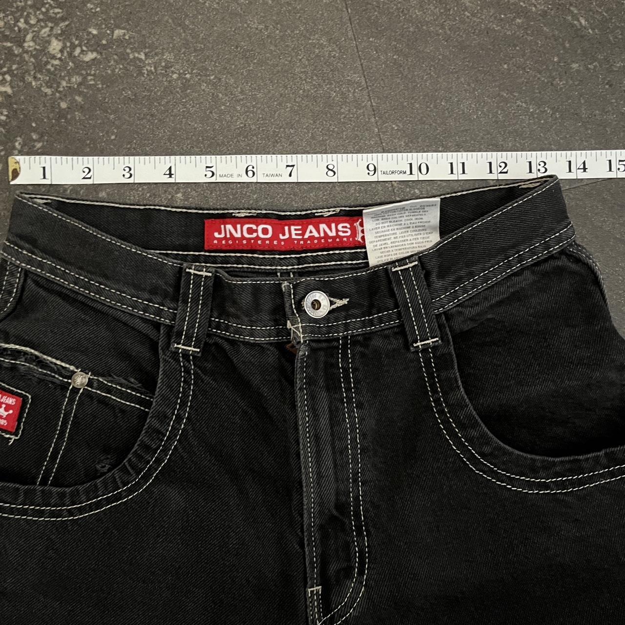 Rare black jnco jorts Sick tiger patch 🔥🔥 FITS... | Depop