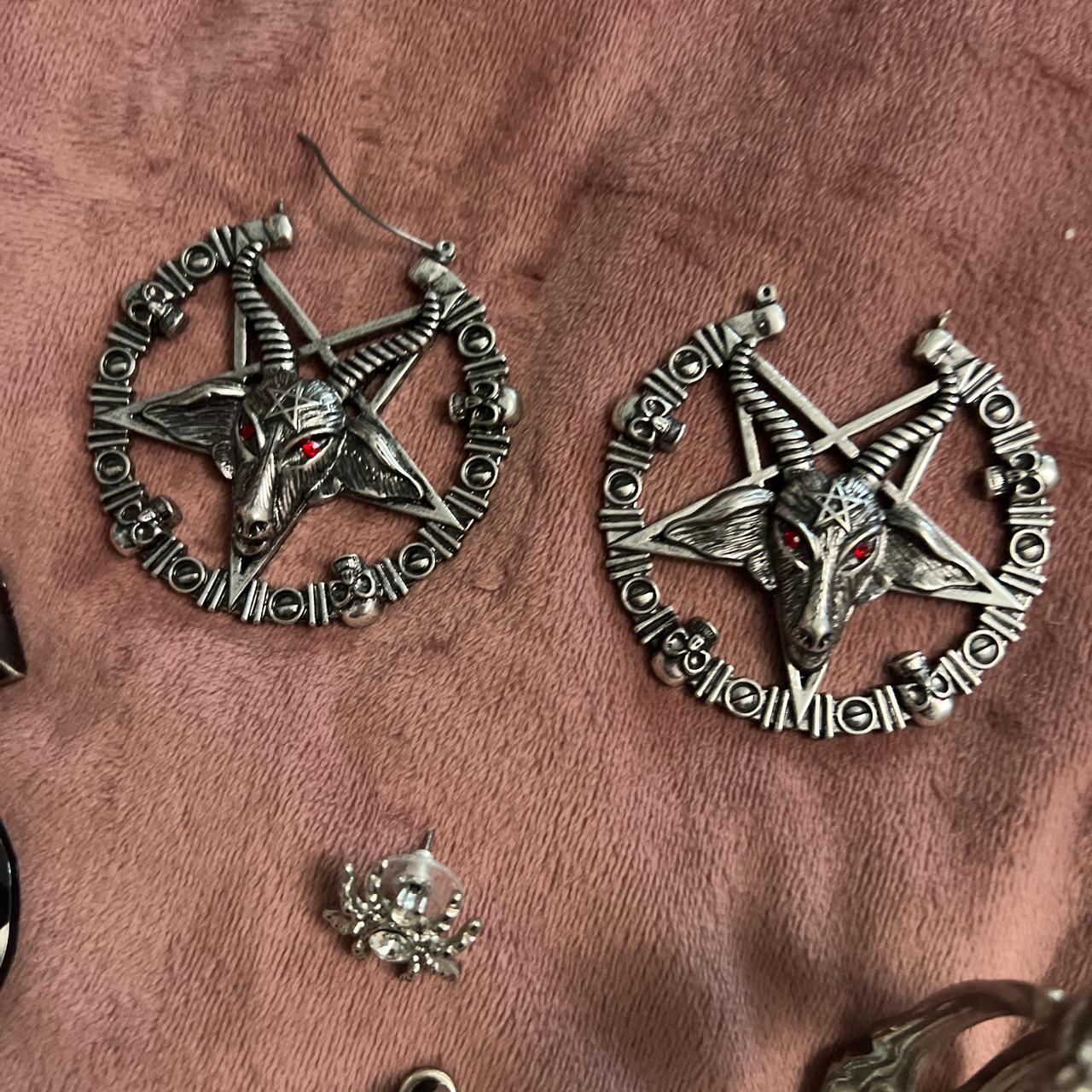 Random goth costume jewelry pieces. Good for... | Depop