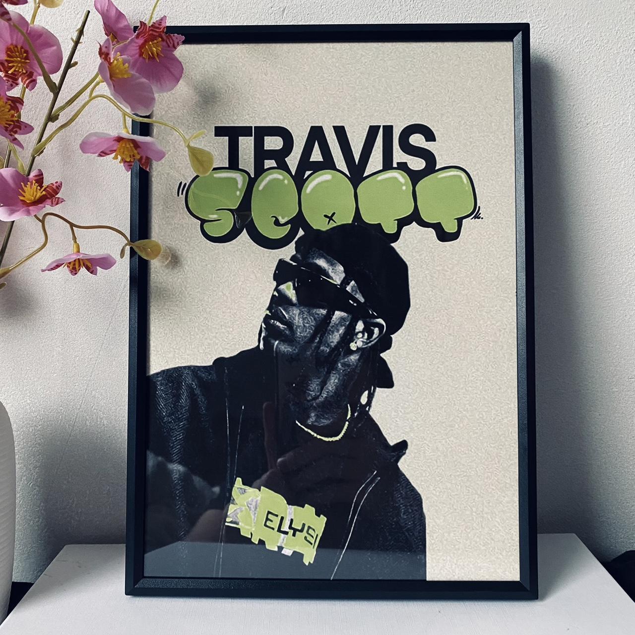 Travis Scott Album Spotify poster framed 9x13inches... - Depop