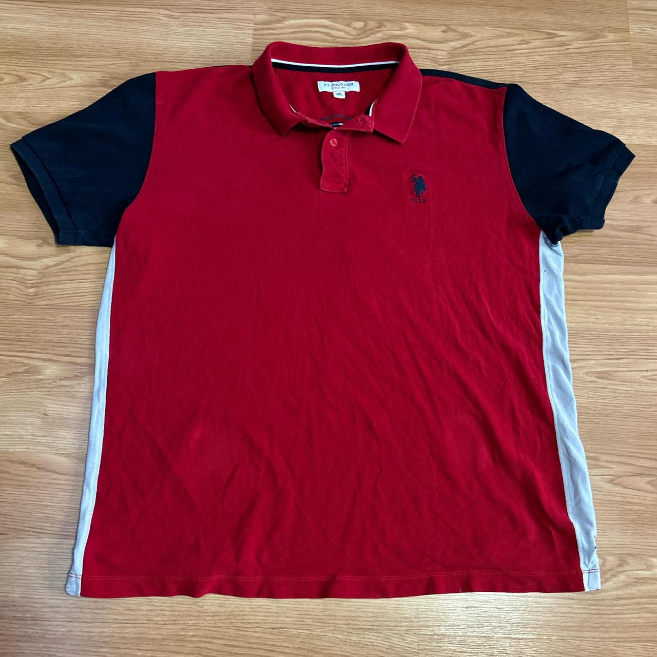 Chief keef red polo Size 3xl has a nice baggy... | Depop
