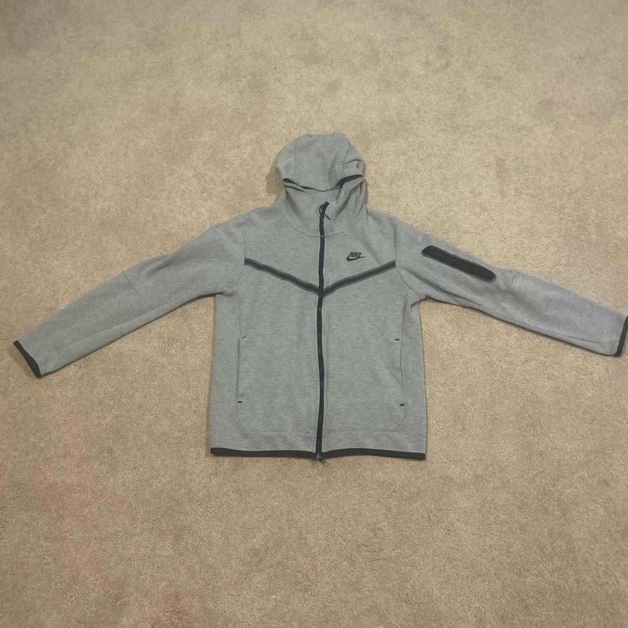 Grey Nike tech fleece hoodie men’s small grey, tech... | Depop