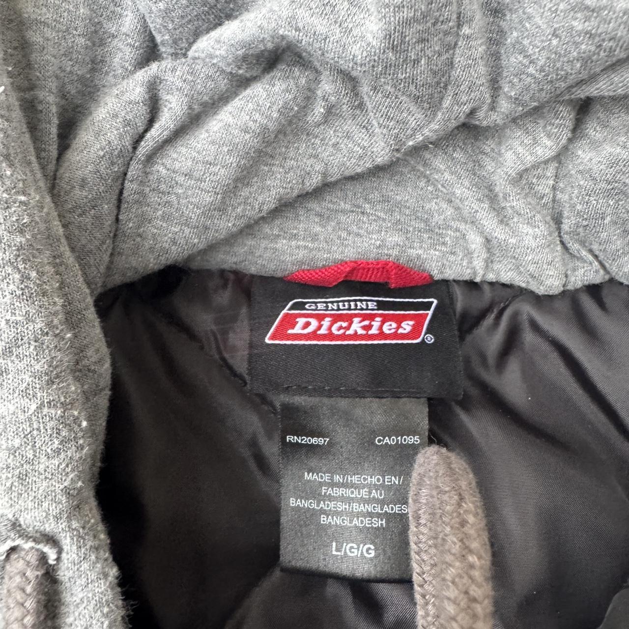 vtg Grey Dickies work jacket #workwear - Depop