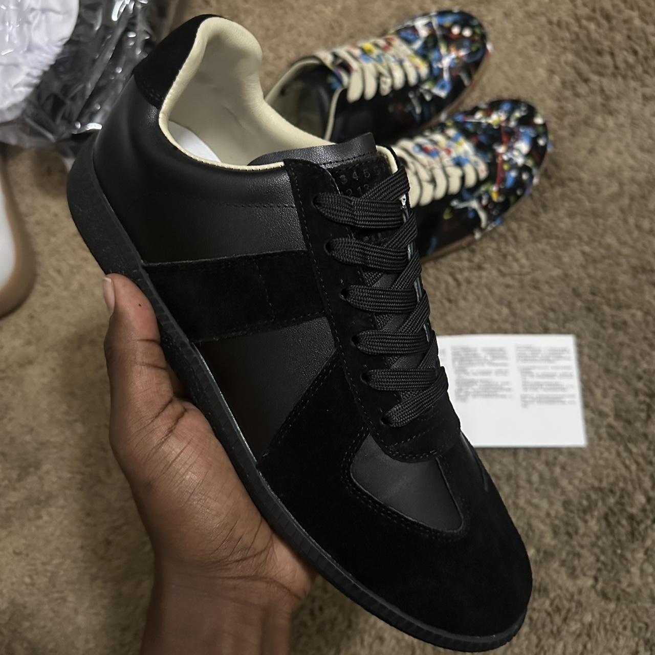 Black margiela gats Only worn once Size... | Depop