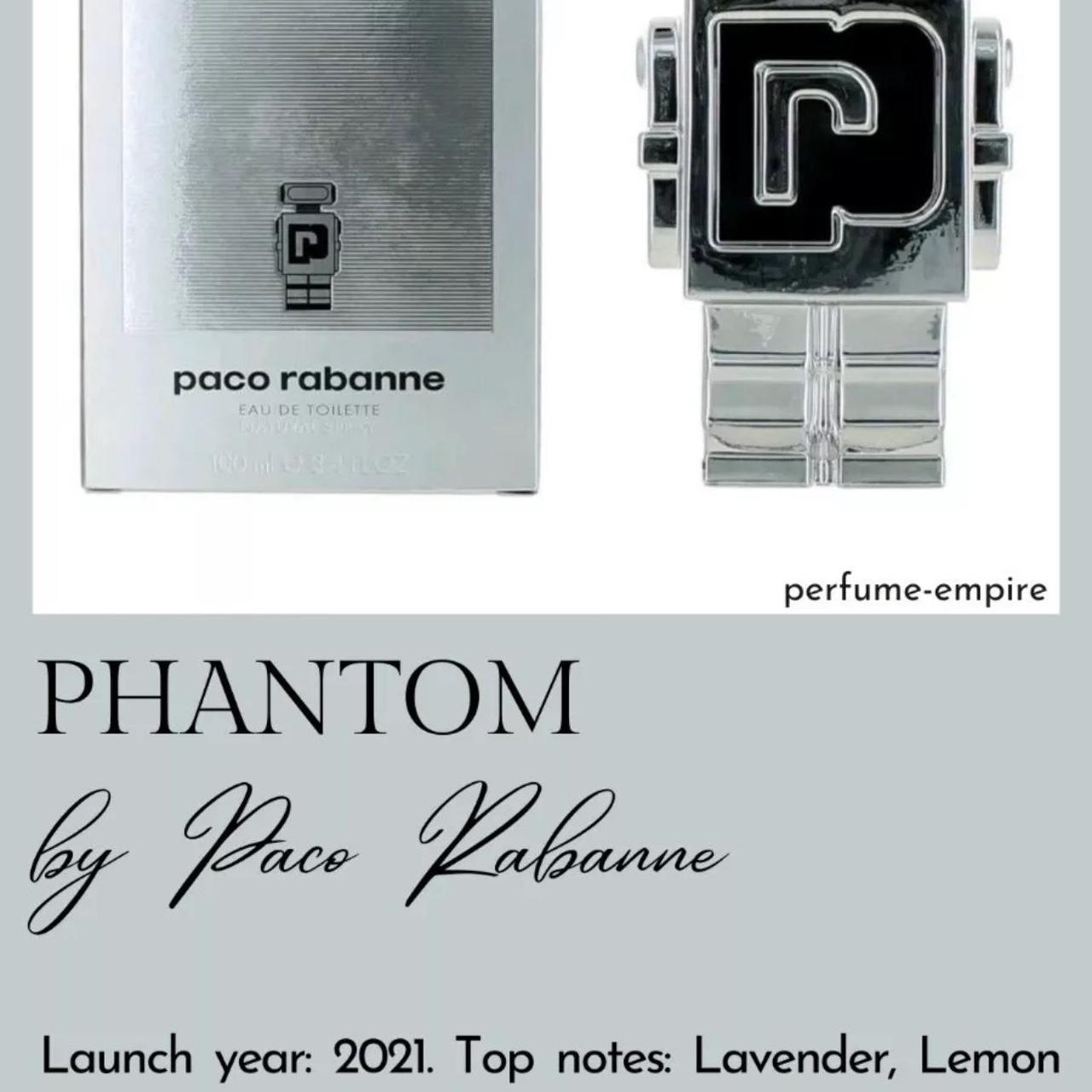 Phantom by Paco Rabanne cologne for men EDT 3.3 /... | Depop