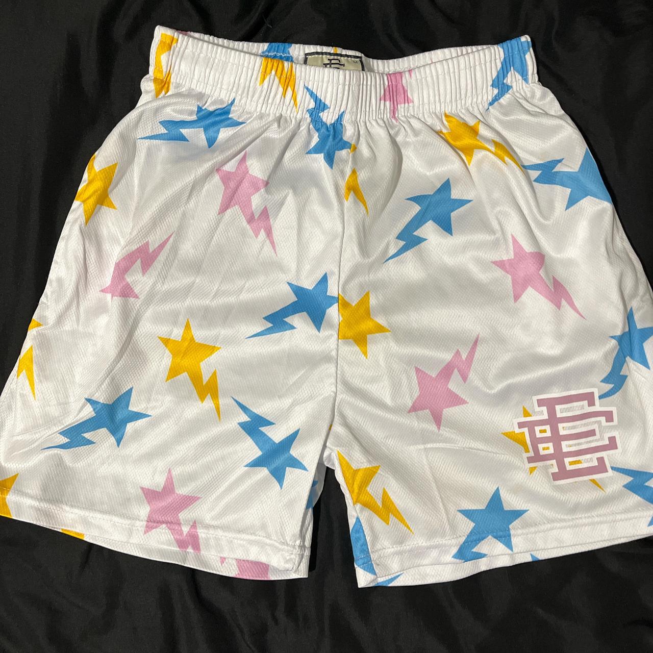 White Star EE Shorts Size S #basketballshorts... - Depop